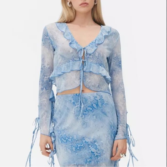 Primark | Tops | Rita Ora X Primark Snake Mesh Top | Poshmark